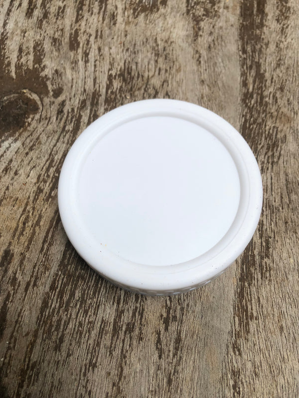 Wide Mouth White Plastic Lids – Cultured Living